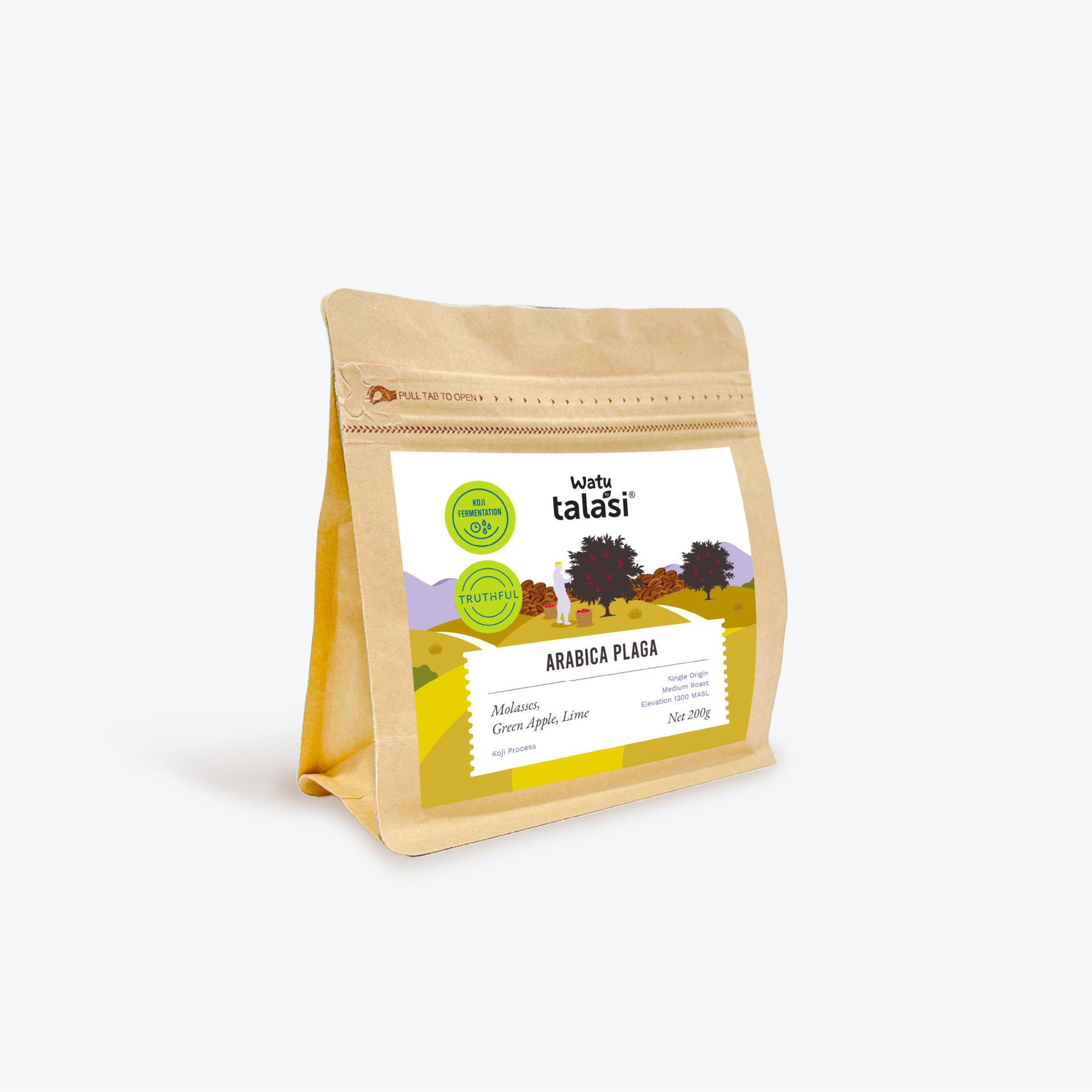 Watu Coffee Arabica Origin Plaga Koji Fermentation | Talasi