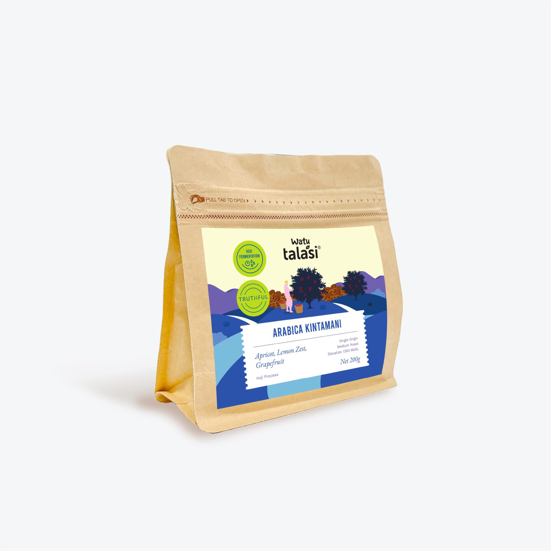 Watu Coffee Arabica Origin Kintamani Koji Fermentation | Talasi