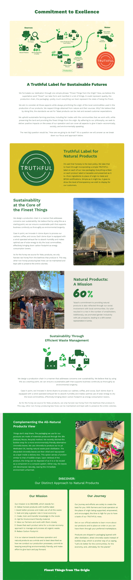 About Truthful Label | Talasi